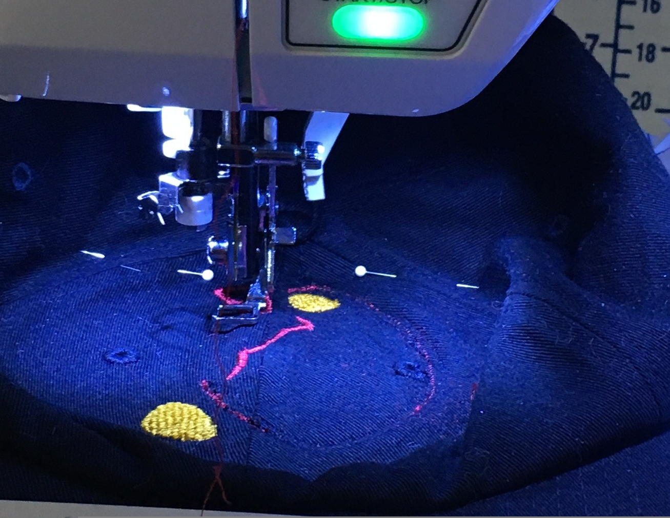 Embroidering a Baseball Hat Using Hat Hoop Adapter – Uh Oh Embroidery